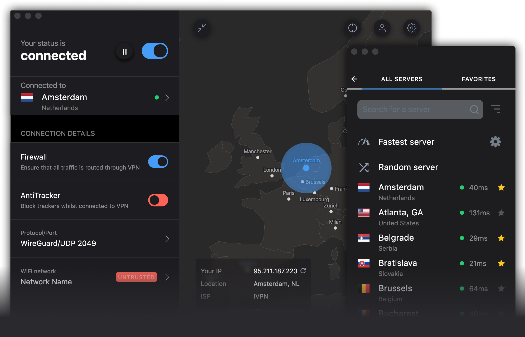 IVPN for macOS - Open-source VPN app for your Mac