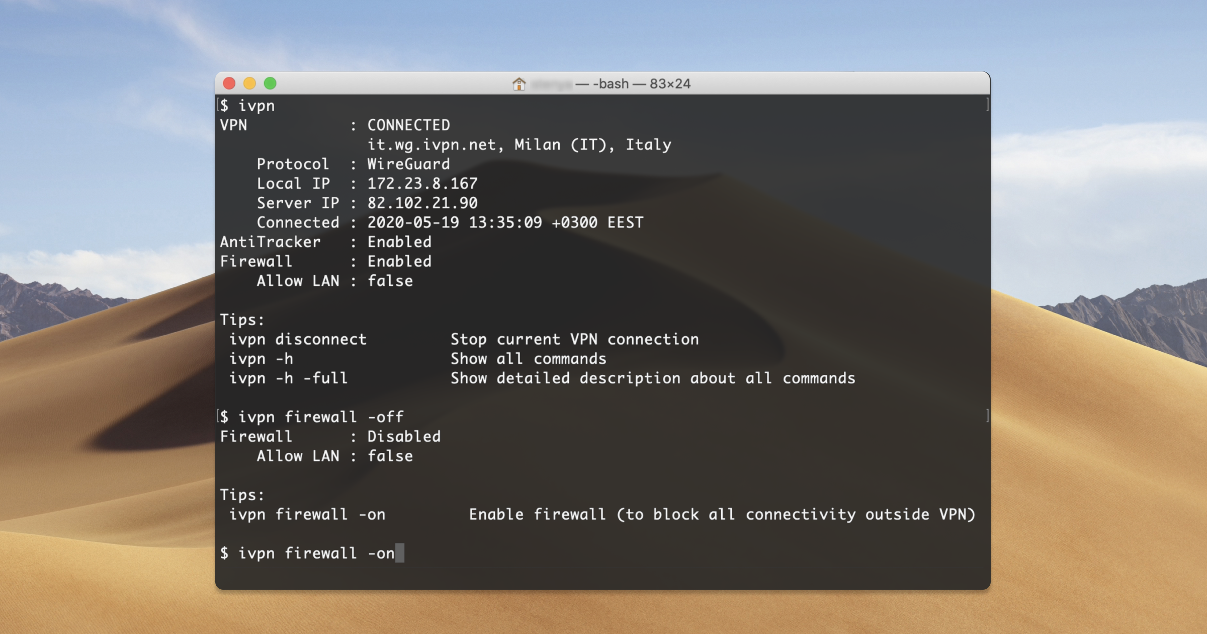 Command line Interface For IVPN Released